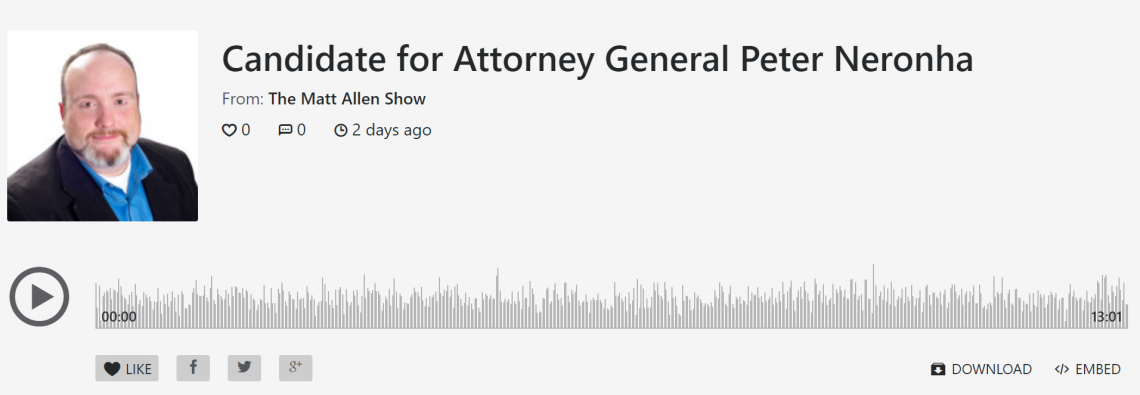 Matt Allen Show: Peter discusses Grand Jury Reports | Peter Neronha